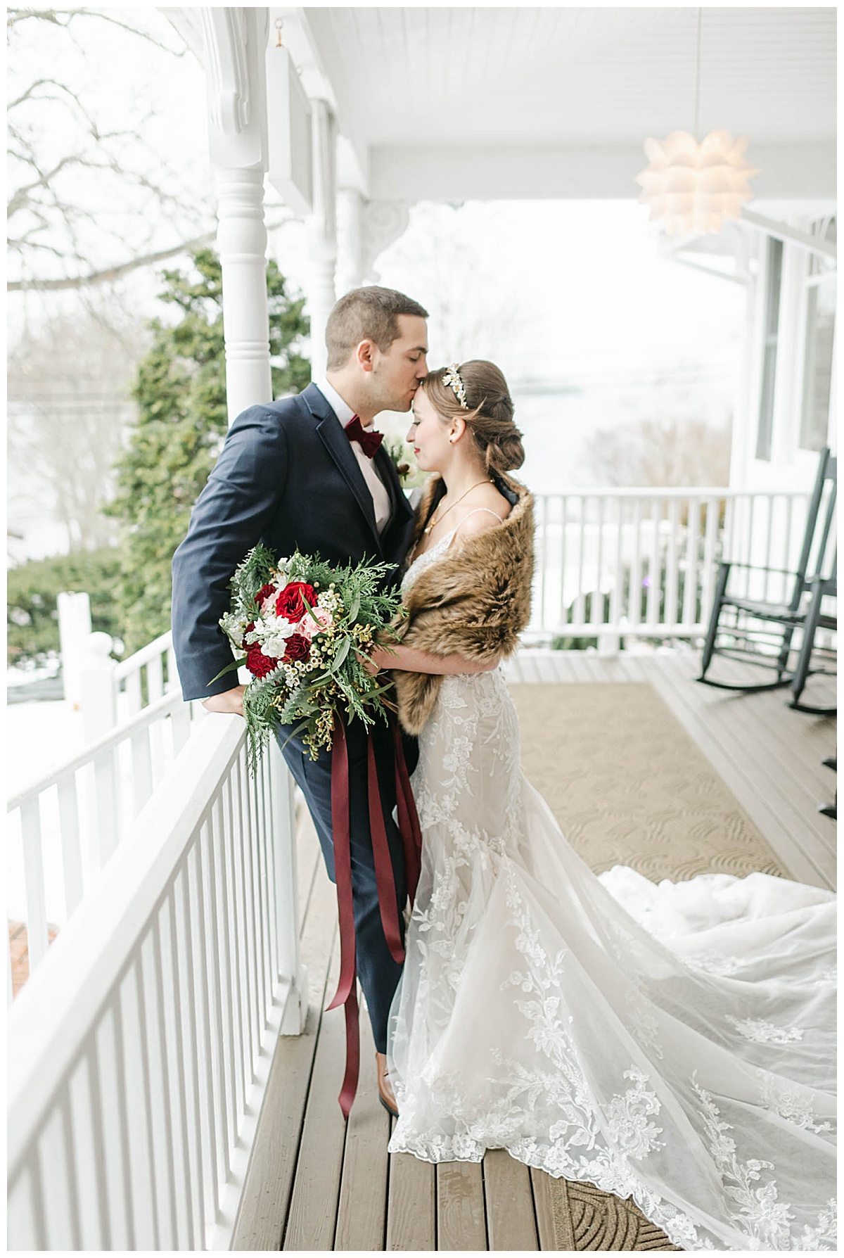 Stephanie & Casey • Camden, Maine Winter Elopement - Rachel Campbell ...
