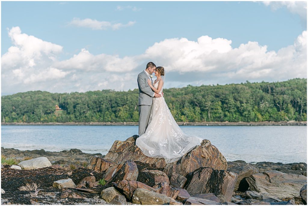 Kayla & Chris | Verona Island | Coastal Maine Wedding - Rachel Campbell ...